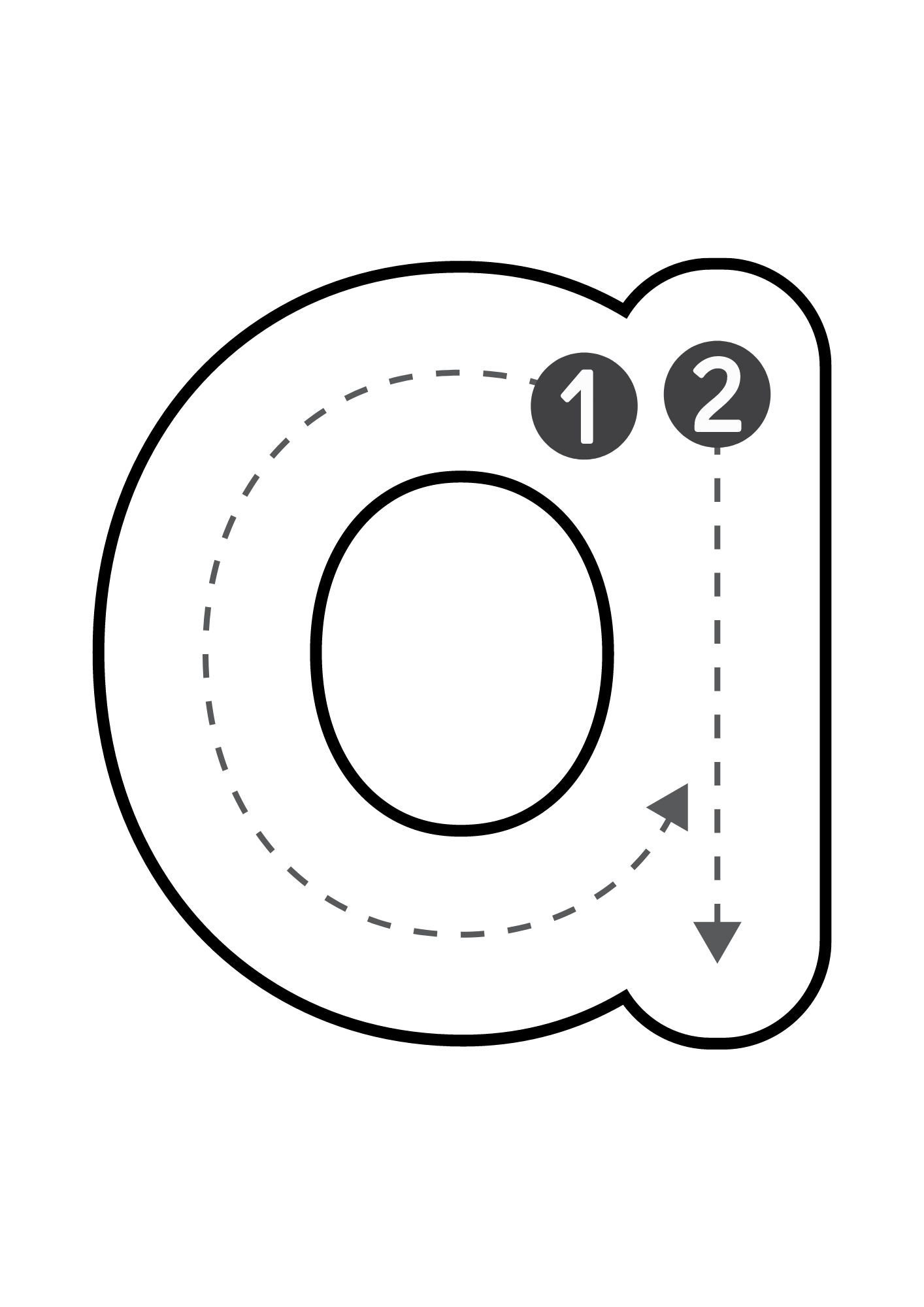 LARGE Traceable Alphabet Worksheets for Pre-k - Lowercase and Capital ...