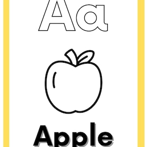 Printable ABC Colouring Book, Toddler Learning, Educational Activity ...