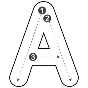 LARGE Traceable Alphabet Worksheets for Pre-k - Lowercase and Capital ...