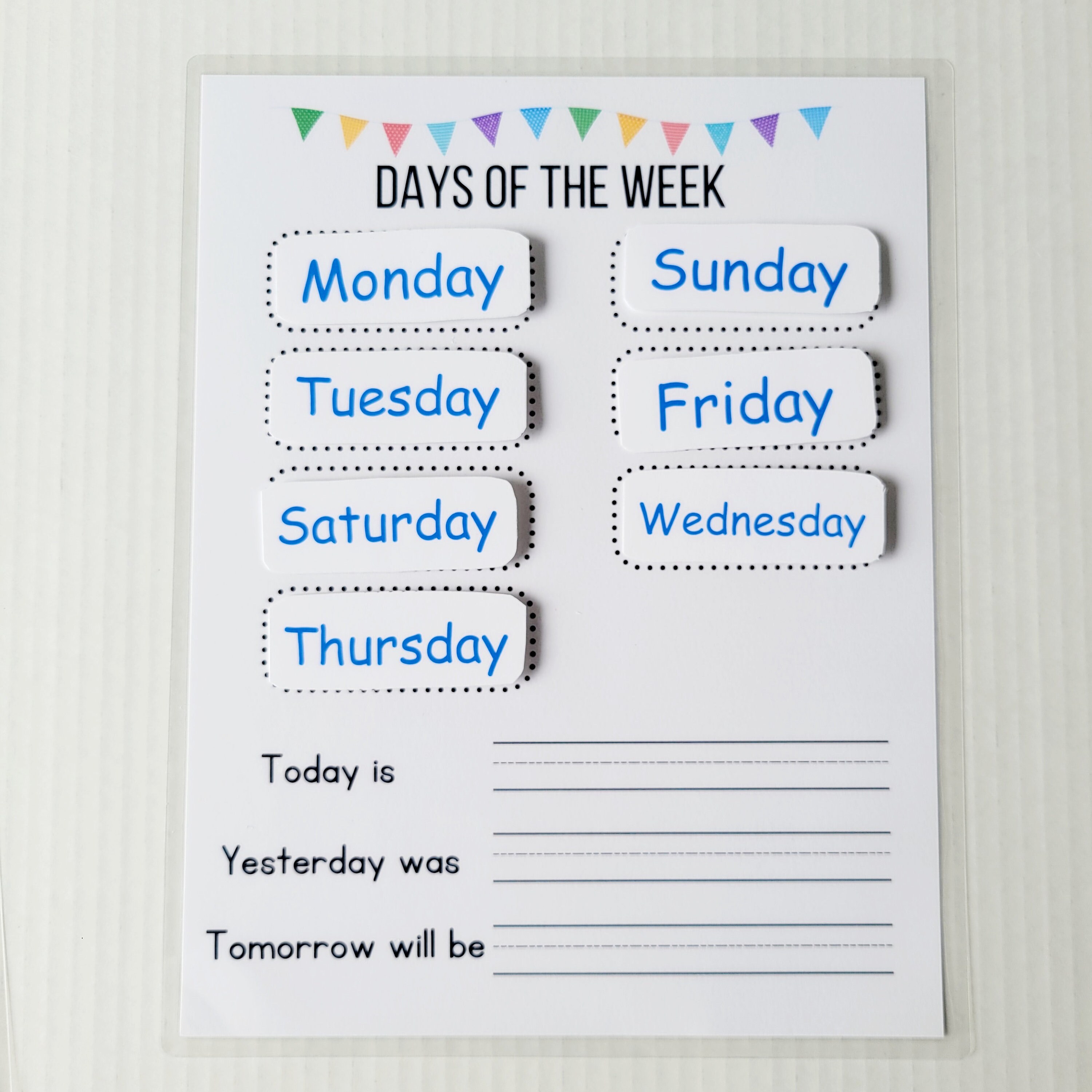 Days of the Week Wheel, Printable Calendar, Toddler Activities ...