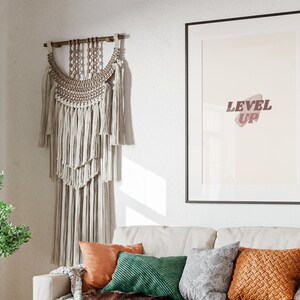 Printable Wall Art Prints, Level up Quote, Motivational Message ...