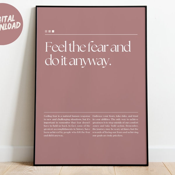 Inspiring Message Wall Art - Etsy