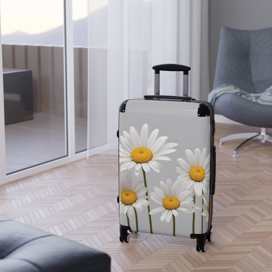 Simple Daisy Luggage Daisy Suitcase Daisy Travel Bag - Etsy