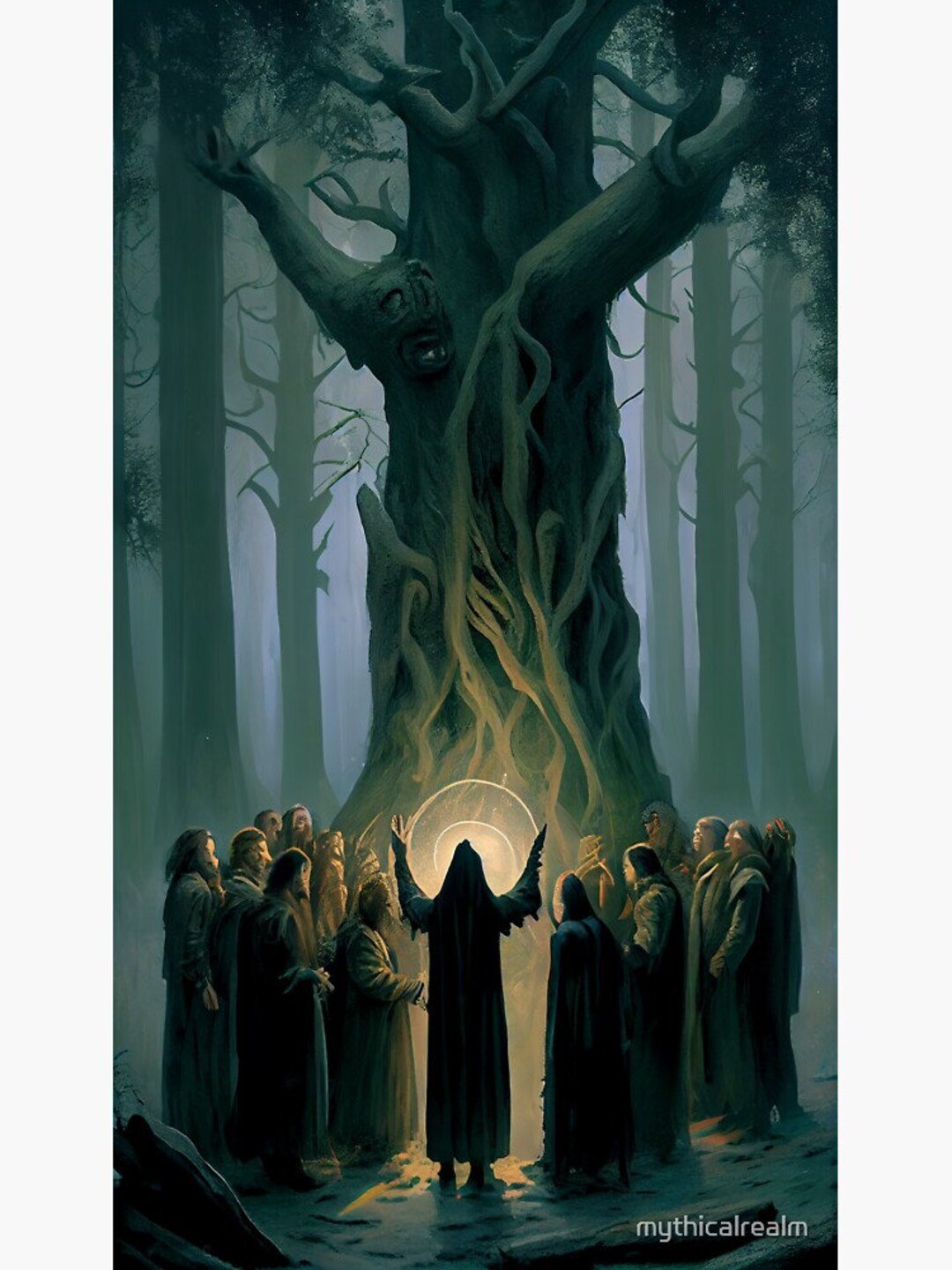 Druid Circle - Single Print - Etsy