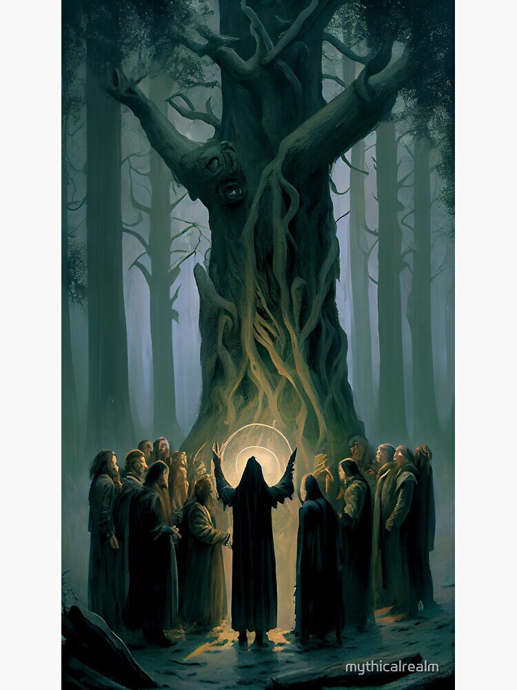 Druid Circle Single Print - Etsy