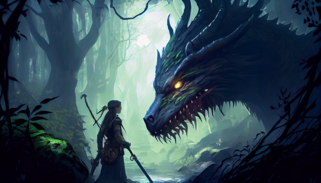 Dragons of the Realm Digital Art Bundle - Etsy