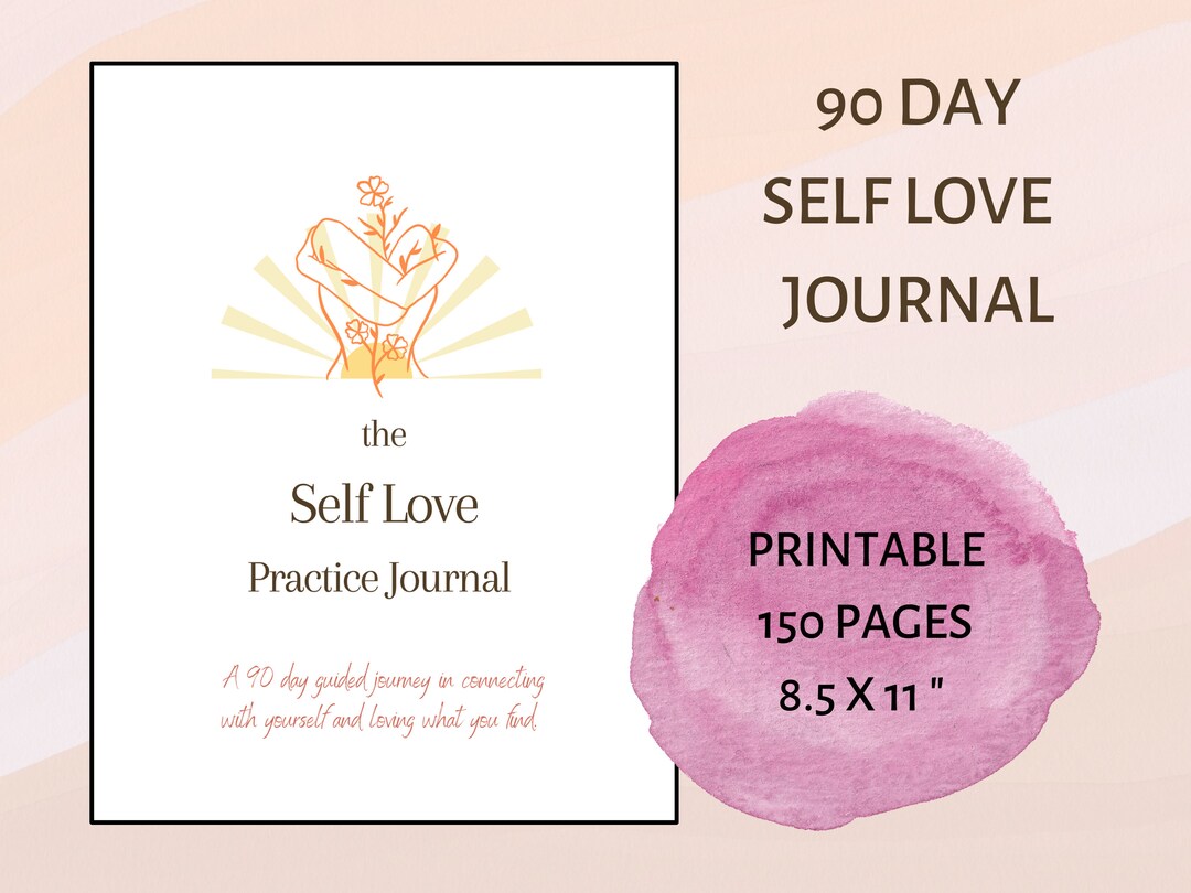Self Love Journal - Printable Self Love Journal, Self Care Journal ...