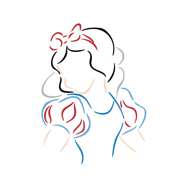 Princess Design Digital Download SVG & PNG File - Etsy