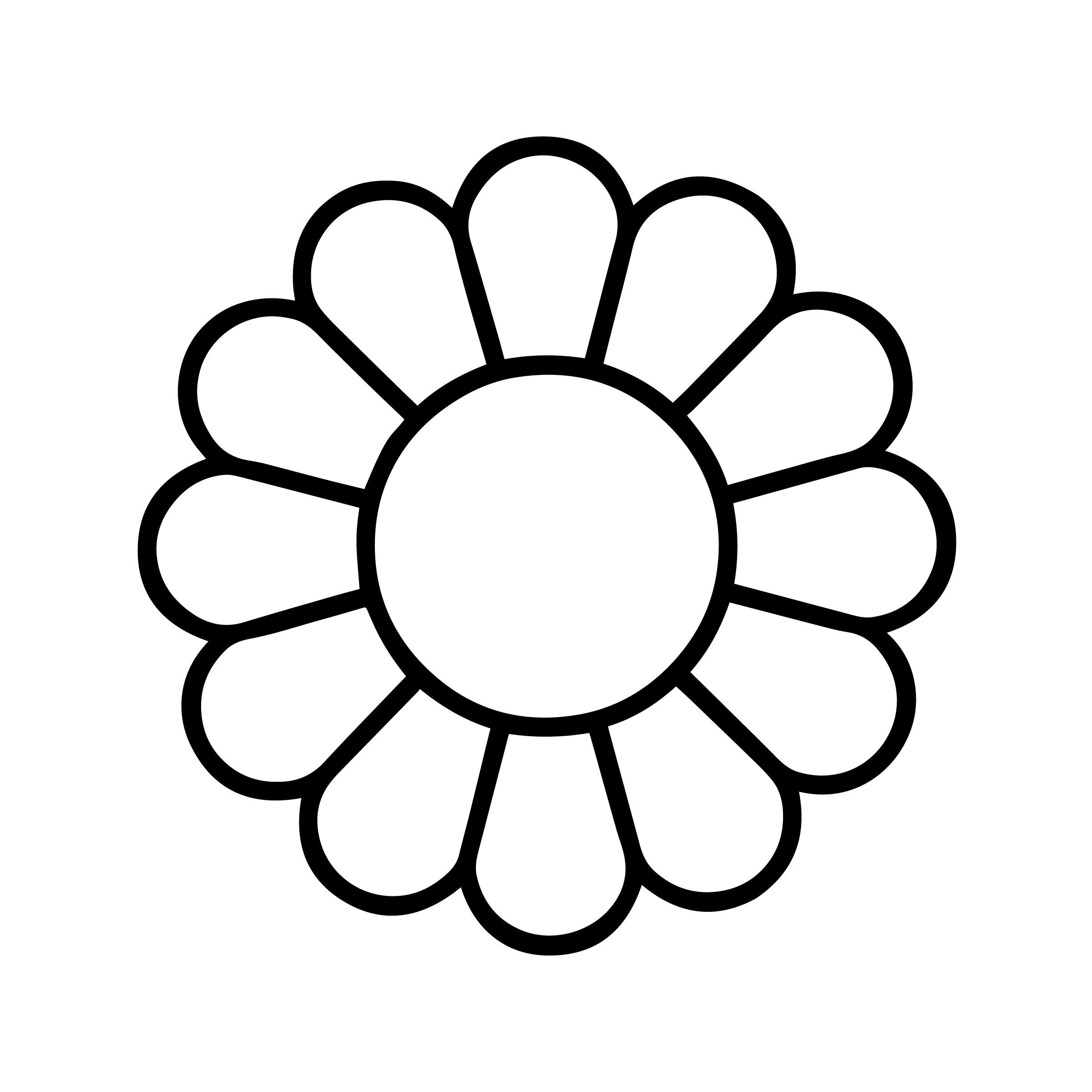 Flower Design Digital Download SVG & PNG File - Etsy