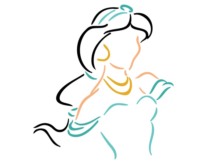 Princess Design Digital Download SVG & PNG File - Etsy