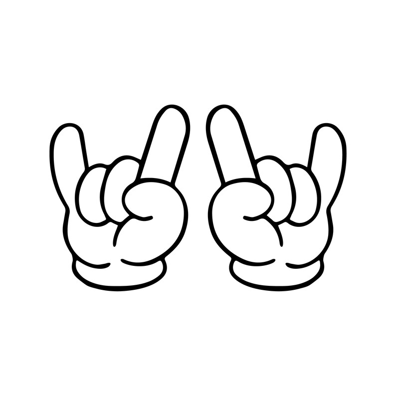 Mouse Hands Design Digital Download SVG & PNG File - Etsy