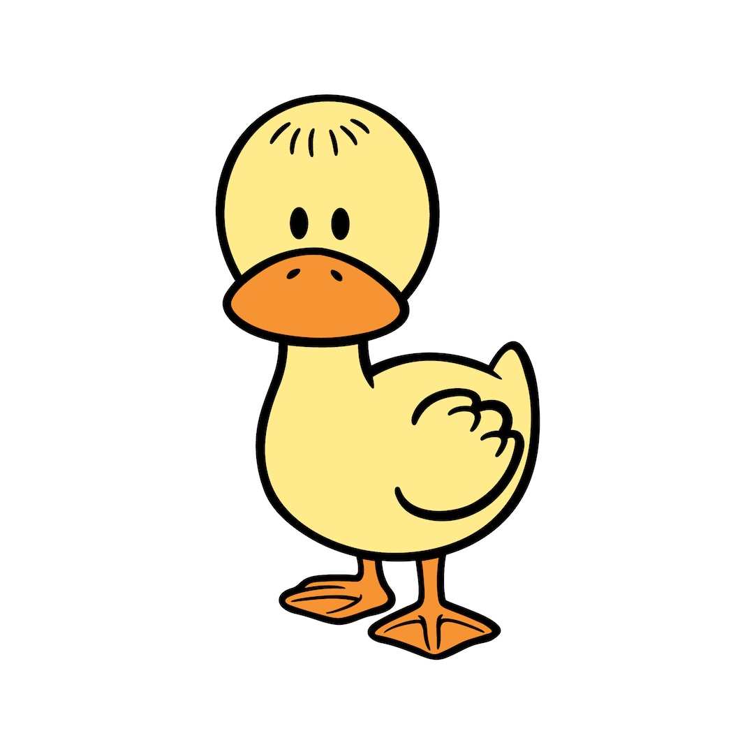 Duck Design Digital Download SVG & PNG File - Etsy