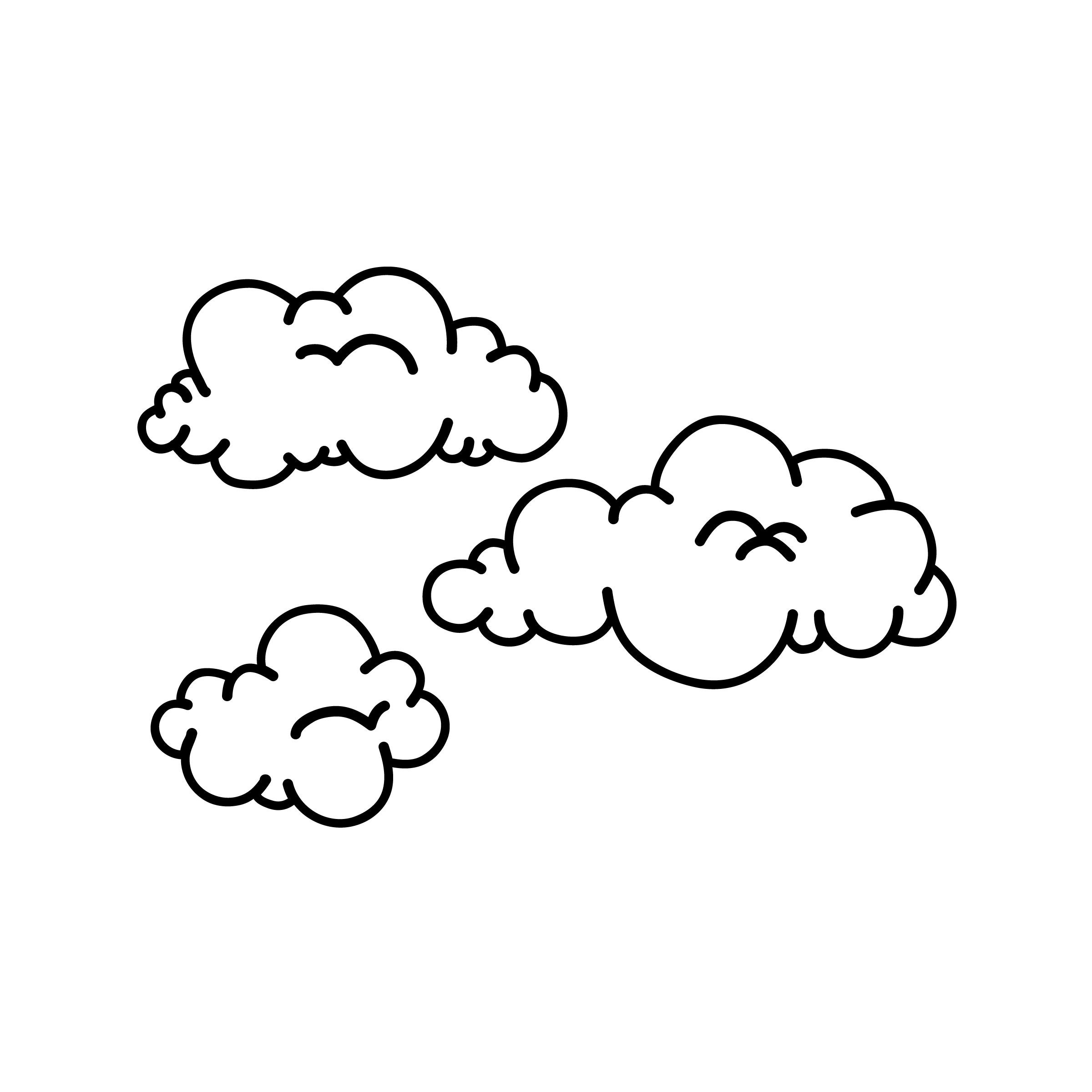 Cloud Design Digital Download SVG & PNG File - Etsy