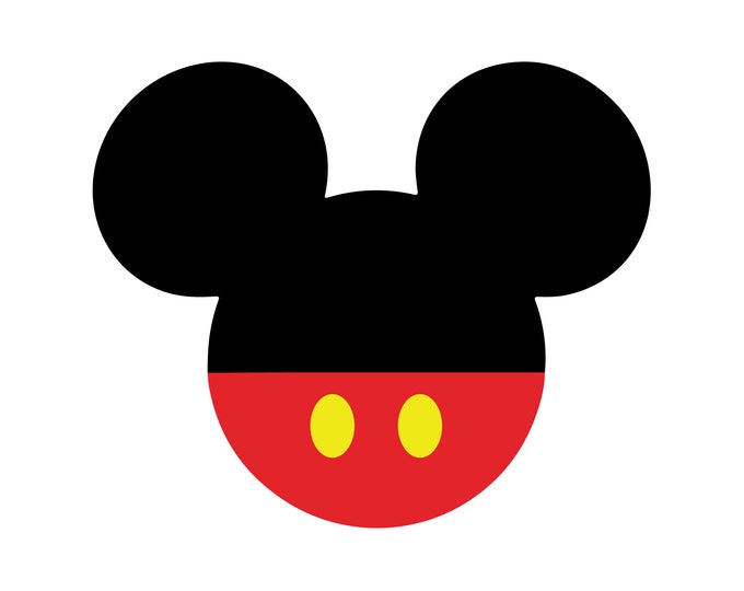 Mickey Design Digital Download SVG & PNG File - Etsy