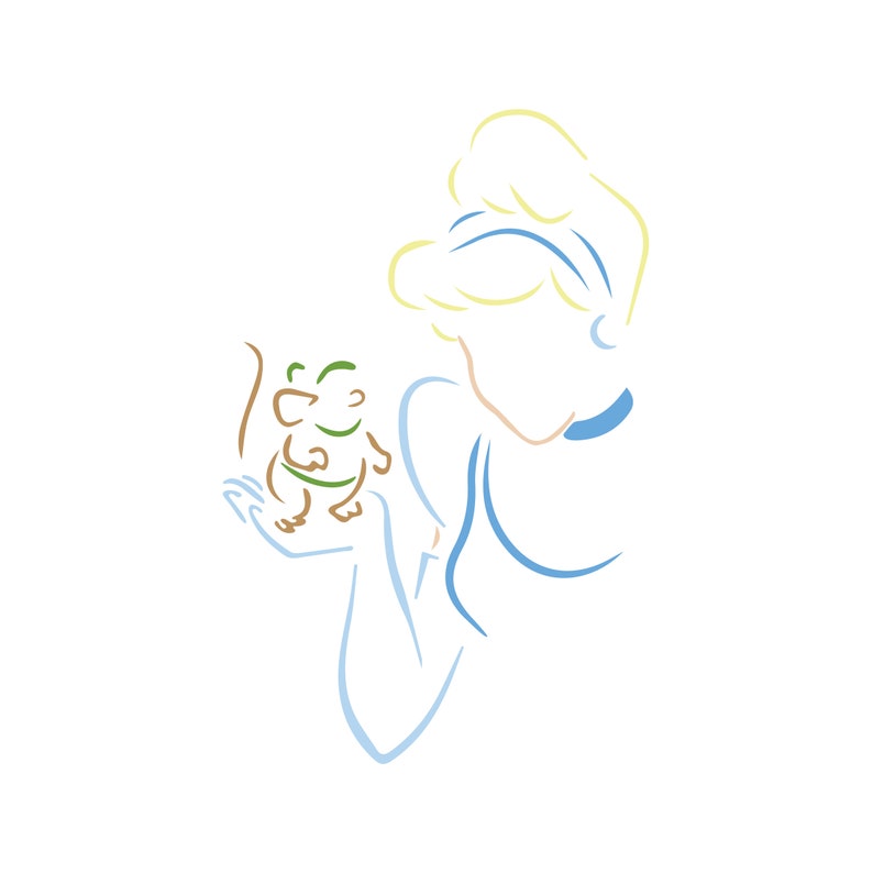 Princess Design Digital Download SVG & PNG File - Etsy