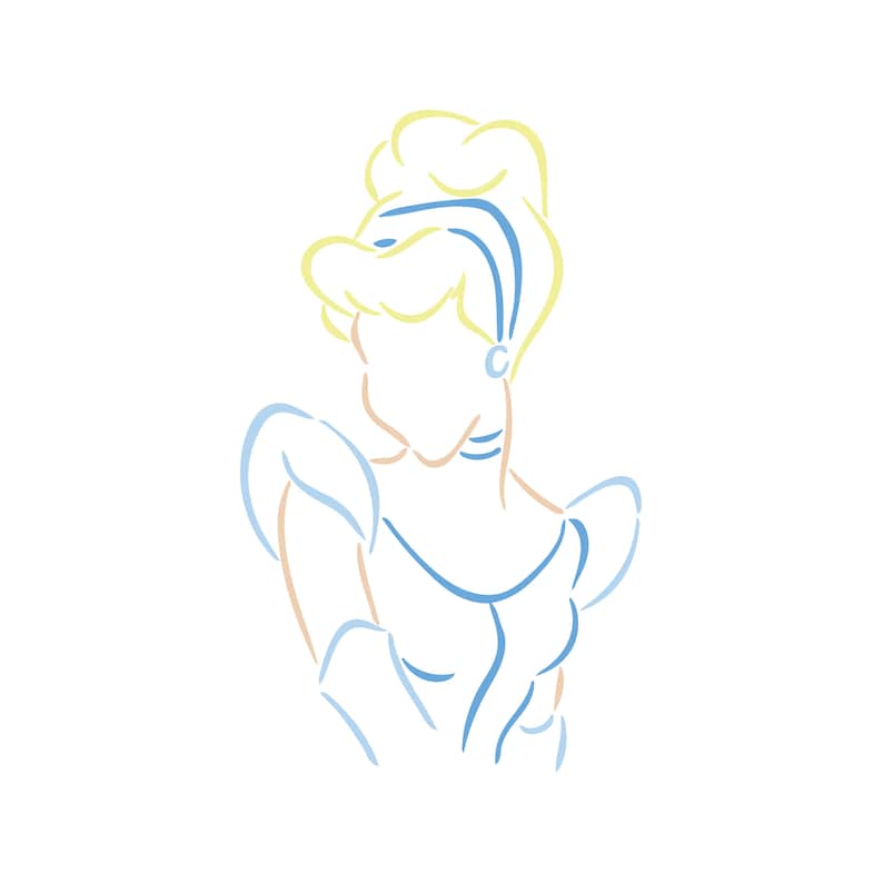 Princess Design Digital Download SVG & PNG File - Etsy