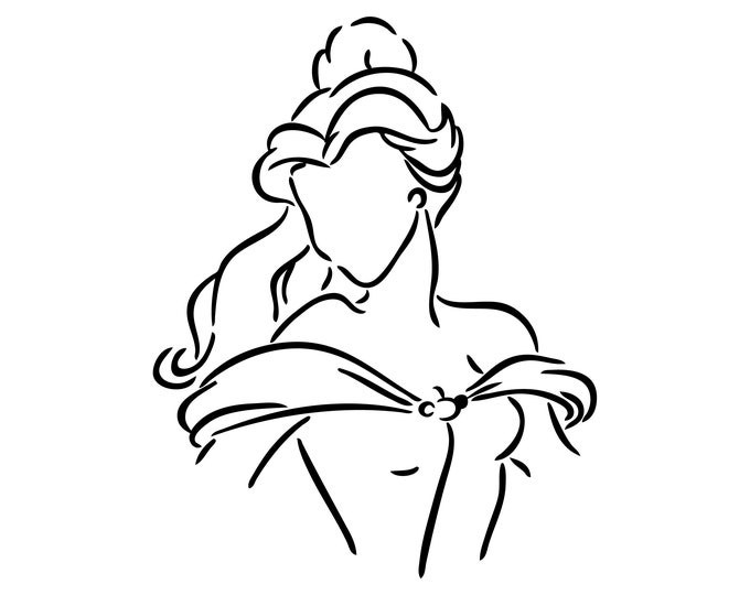 Princess Design Digital Download SVG & PNG File - Etsy