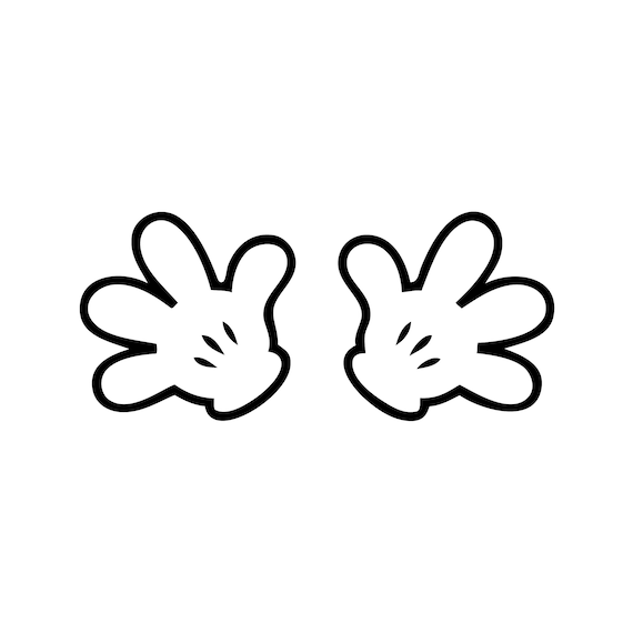 Mickey Mouse Hands Png