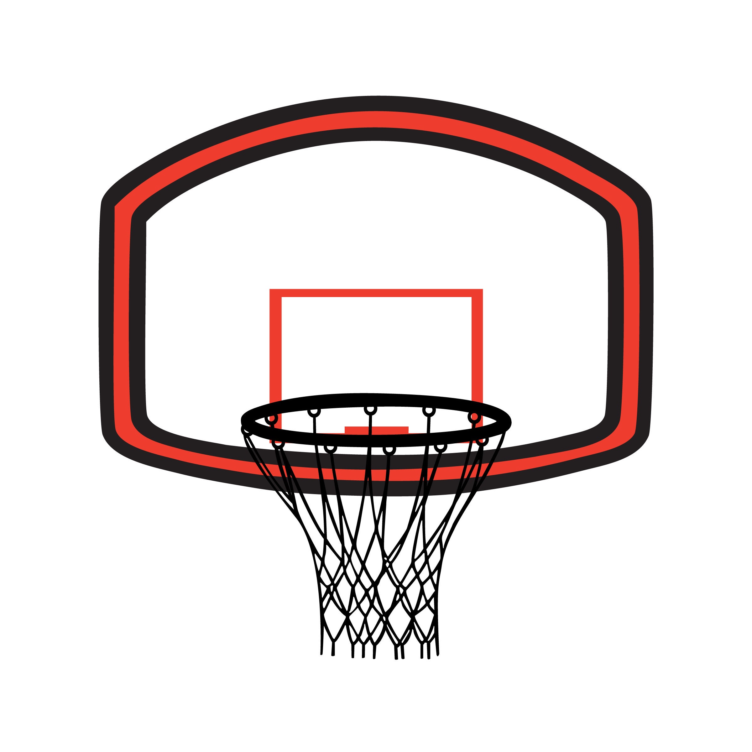 Basketball Net Design Digital Download SVG & PNG File - Etsy