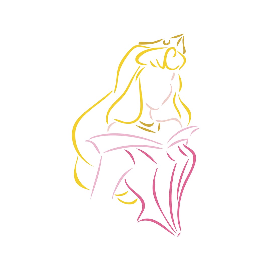 Princess Design Digital Download SVG & PNG File - Etsy