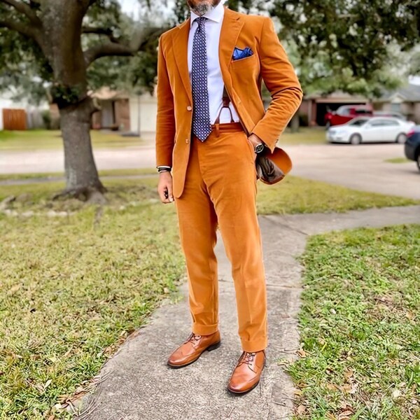 Orange Suit - Etsy