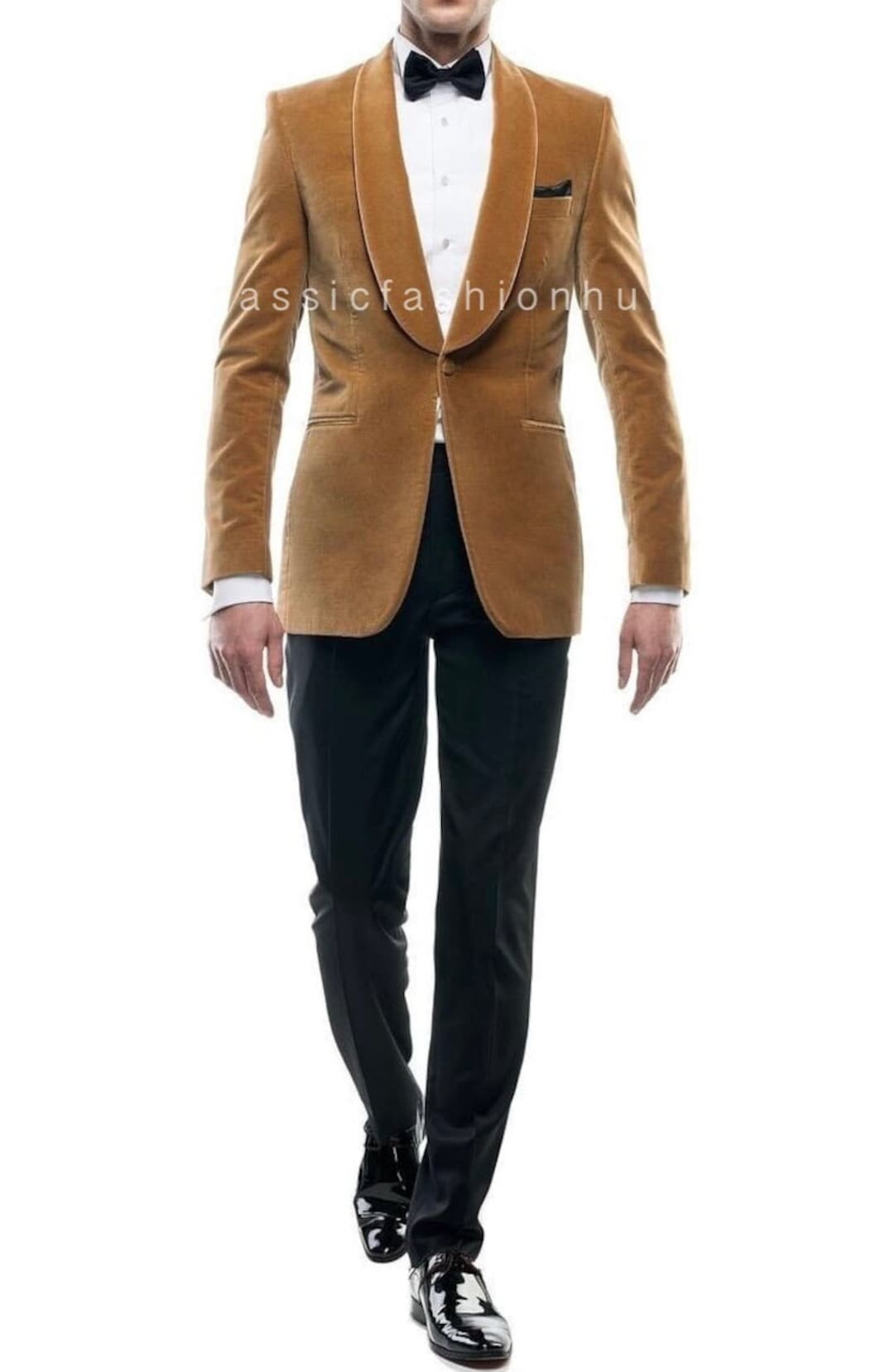 Mens Luxurious Brown Velvet Jacket Party Wear Dinner Jacket for Men ...