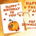 Happy Fall Ya'll Birthday Card for Anyone Pumpkin Birthday Card Happy ...