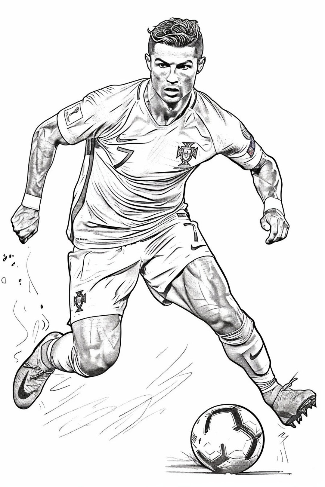 25 Printable Drawings of European Soccer Scenes to Color and Create ...