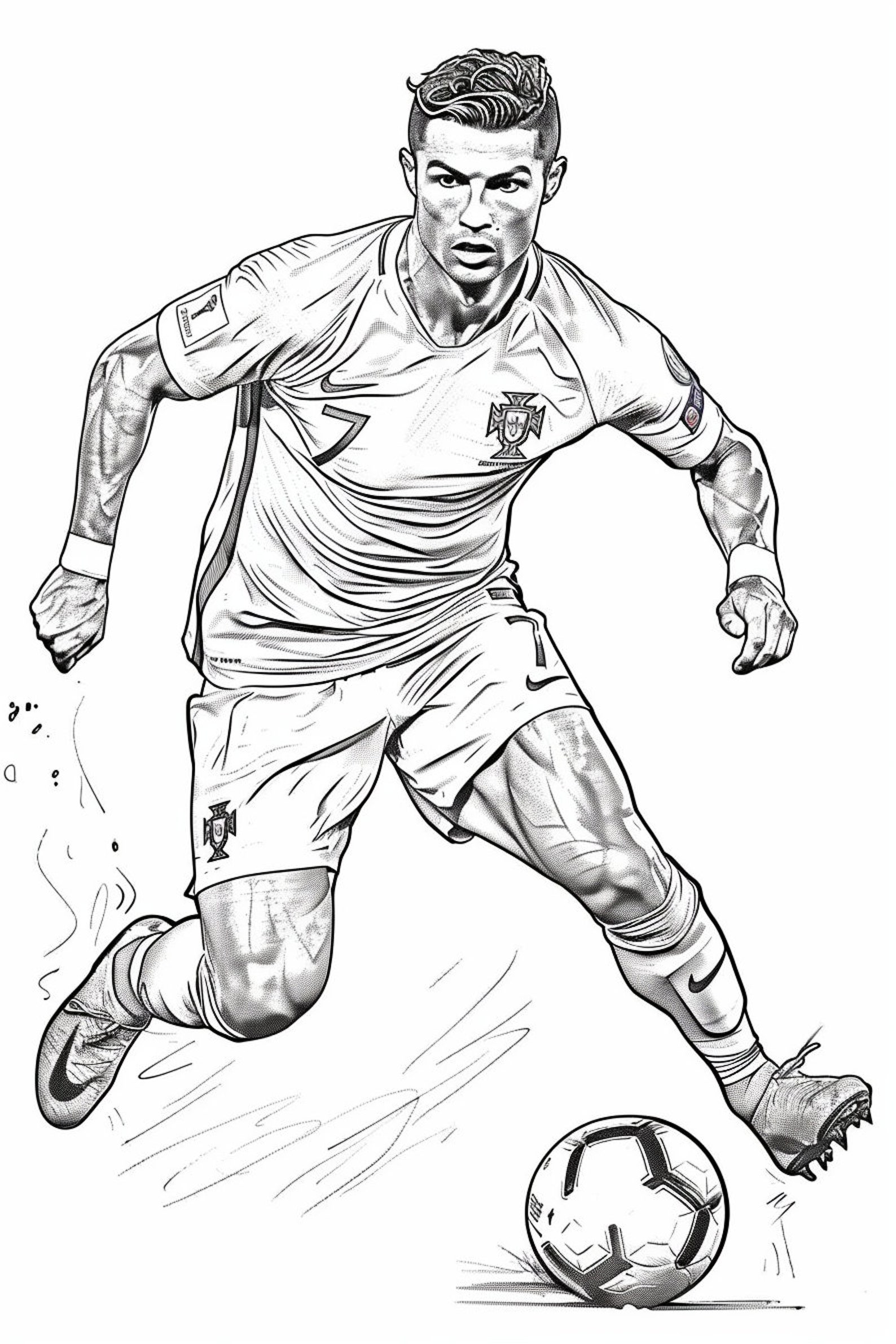 25 Printable Drawings of European Soccer Scenes to Color and Create ...