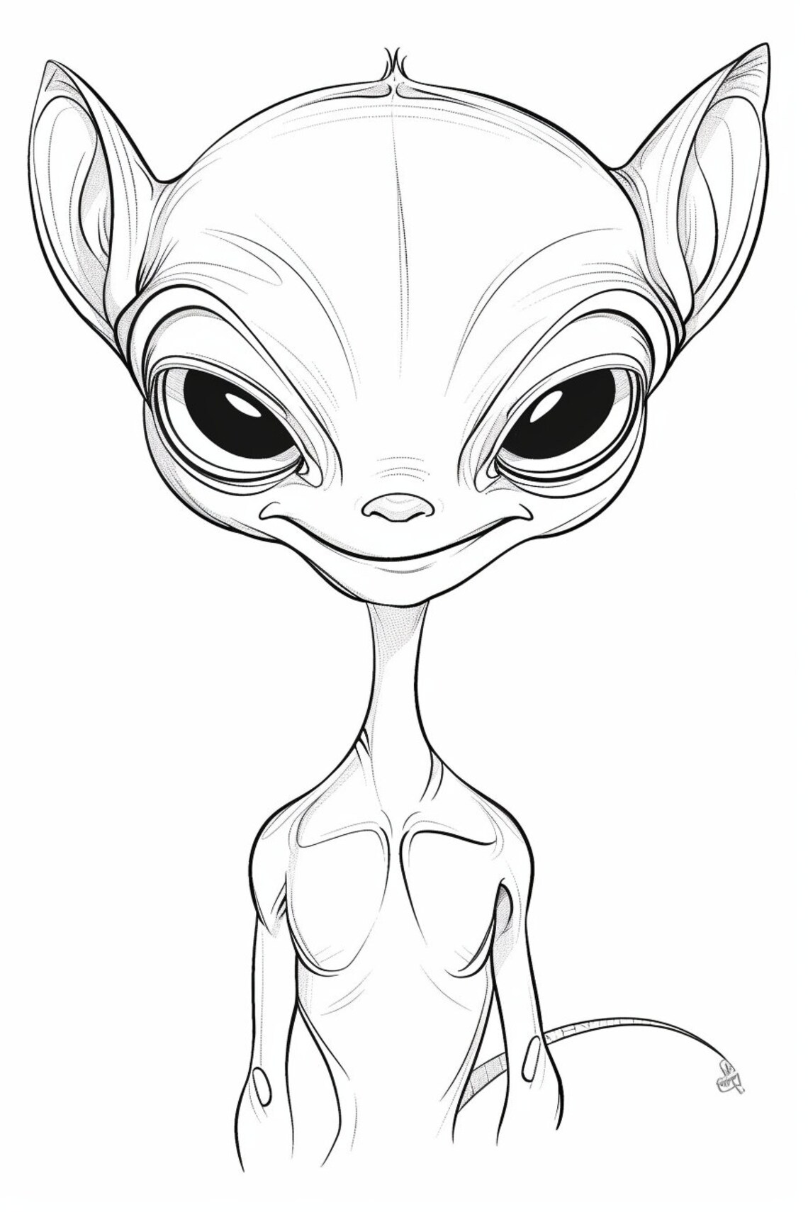 25 Printable Drawings of Ets/aliens Scenes to Color and Create, Out-of ...