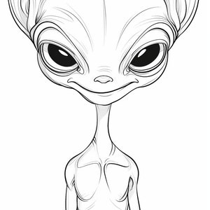 25 Printable Drawings of Ets/aliens Scenes to Color and Create, Out-of ...