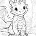 25 Printable Dragon Coloring Pages for Kids Roar Into Dragon Fantasy - Etsy