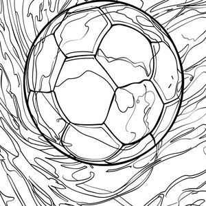 25 Printable Drawings of European Soccer Scenes to Color and Create ...