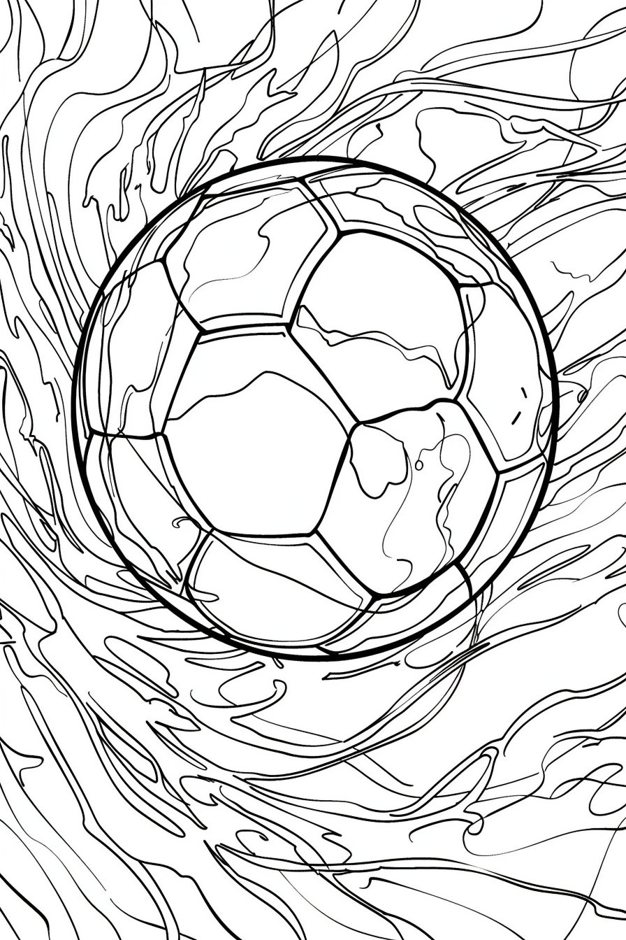 25 Printable Drawings of European Soccer Scenes to Color and Create ...