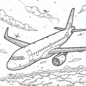 25 Printable Drawings of Travel Scenes to Color and Create, Adventure ...