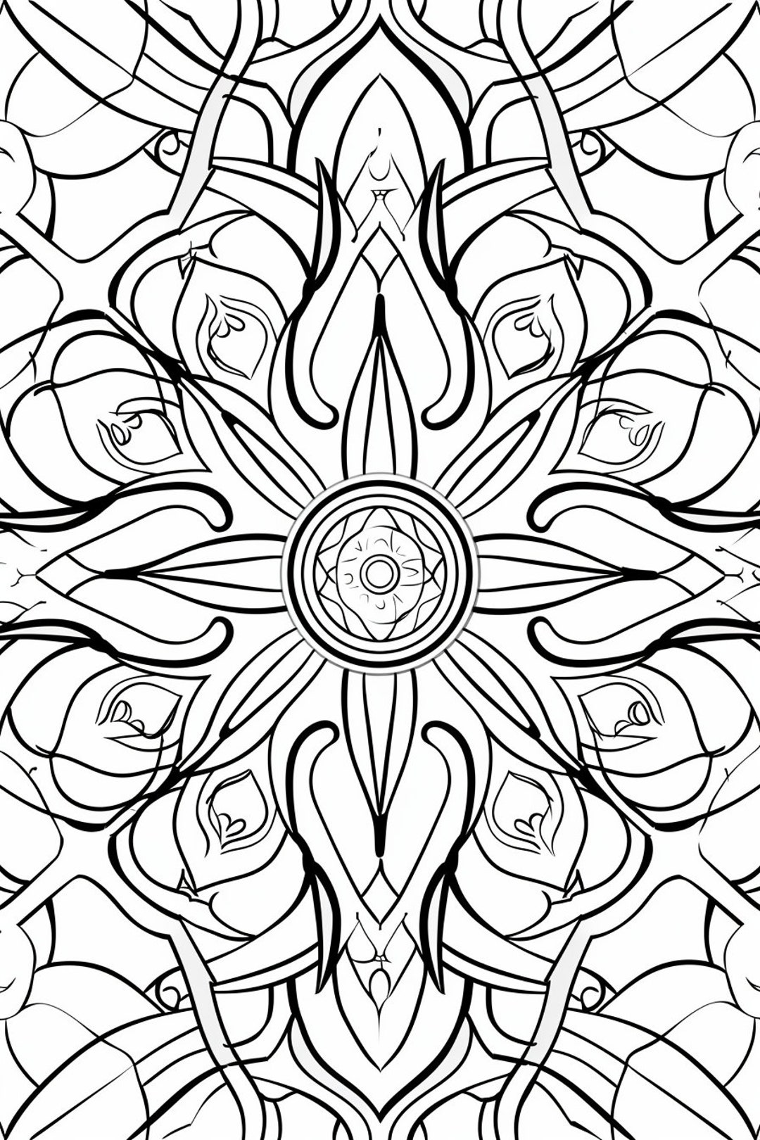 50 Printable Drawings of Mandalas to Color and Create, Discover Inner ...
