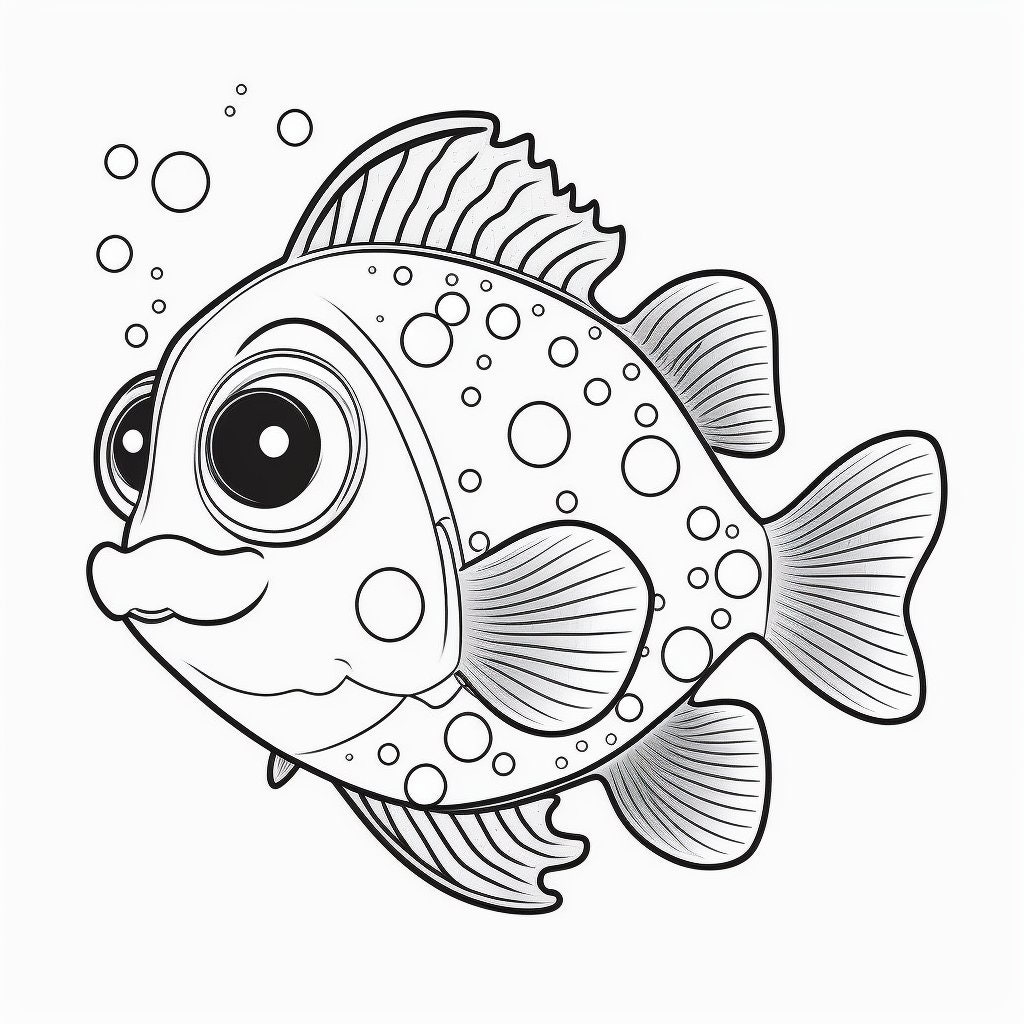 25 Printable Coloring Pages of Fish for Kids Explore the Wonders of the ...