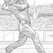 25 Printable Drawings of Baseball Scenes to Color and Create, Play Ball ...
