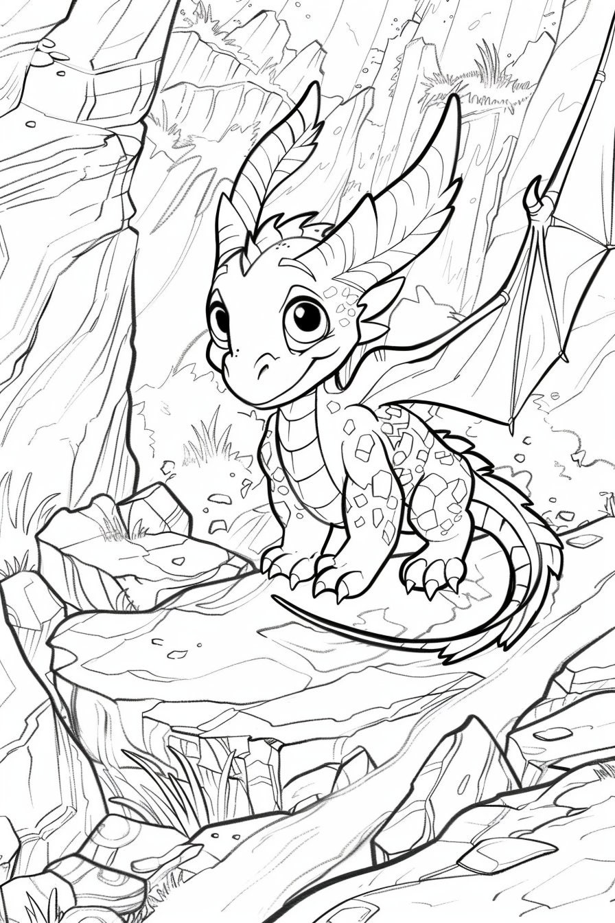 25 Printable Drawings of Ai-generated Characters for Kids to Color and ...