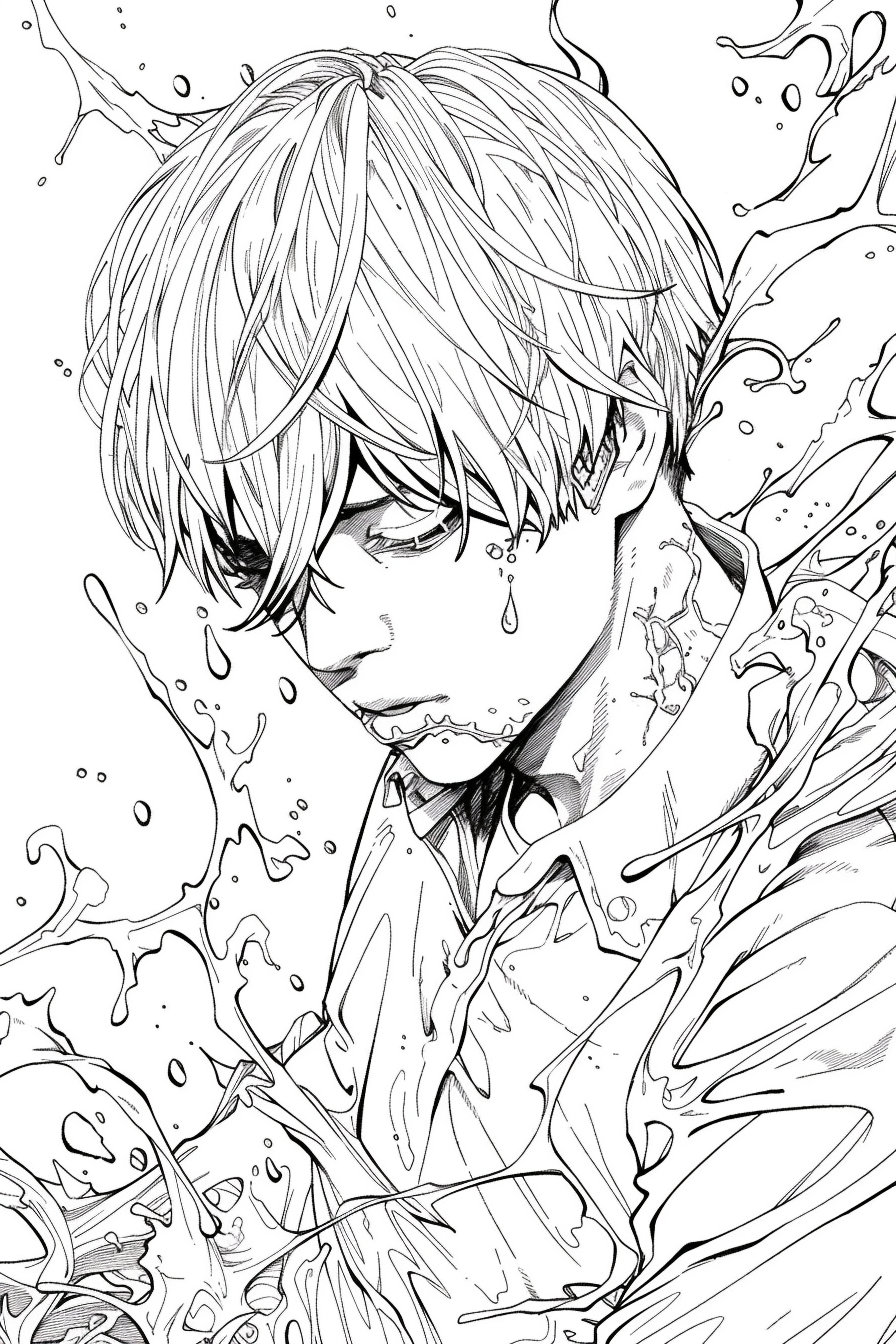 25 Printable Anime Coloring Pages for Kids - Explore the Anime Universe ...