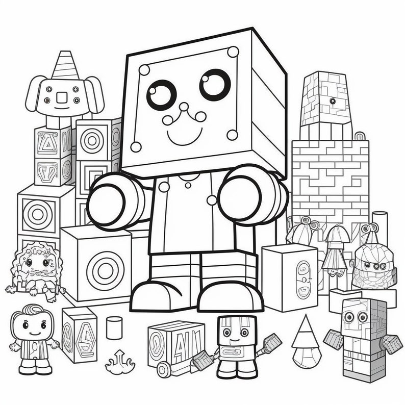 500 Printable Coloring Pages Super Mega Bundle: Embark on an Artistic ...