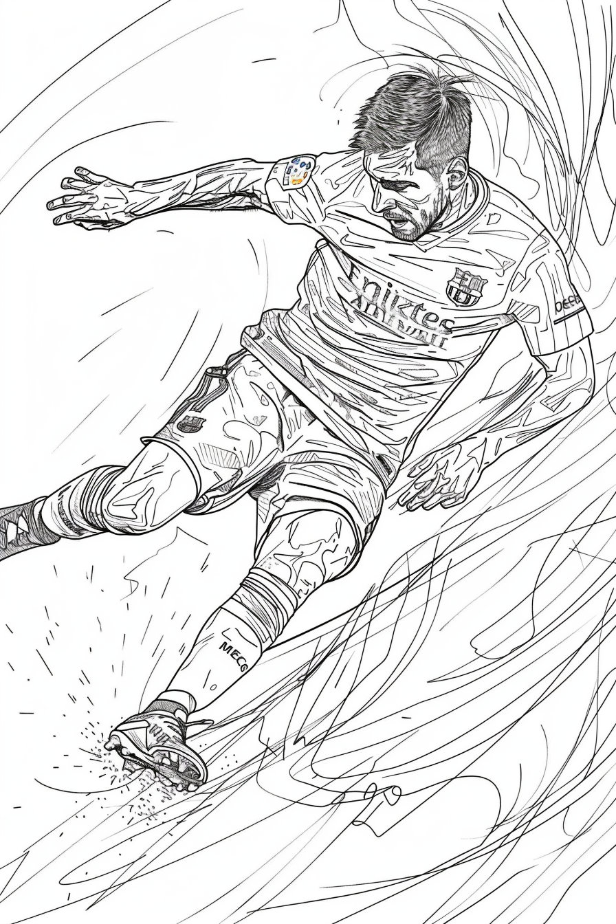 25 Printable Drawings of European Soccer Scenes to Color and Create ...