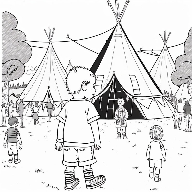 25 Printable Coloring Pages of Music Festivals Perfect for Glastonbury ...