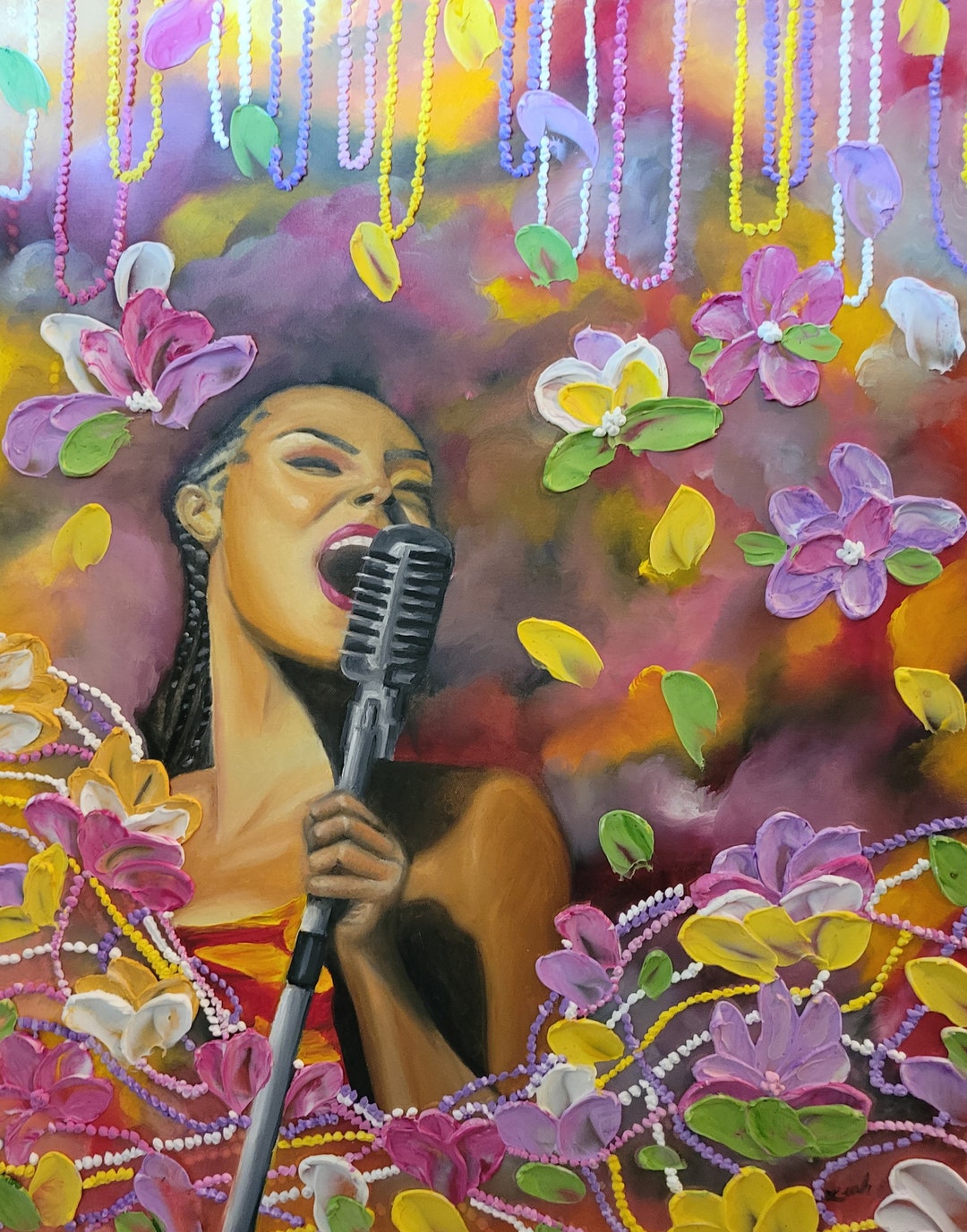 Singer Oil Painting - Etsy