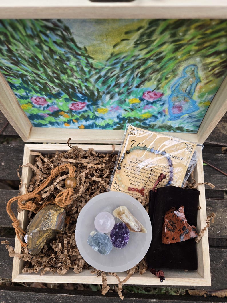 Handmade Chakra Healing Kit | Reiki Infused | Soul Painting | Crystal ...