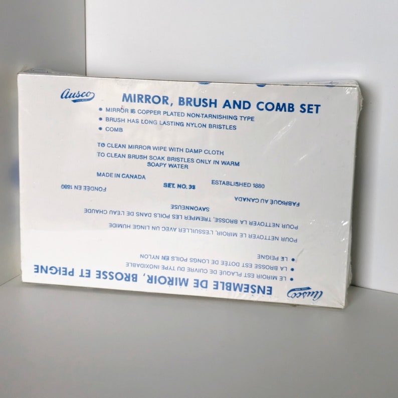 Vintage Ausco Childrens Vanity Set Unopened Mirror Brush, and Comb - Etsy