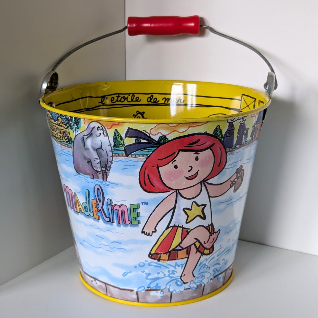 Vintage 1997 Madeline Tin Sand Pail by Schylling - Made in Estonia - Etsy