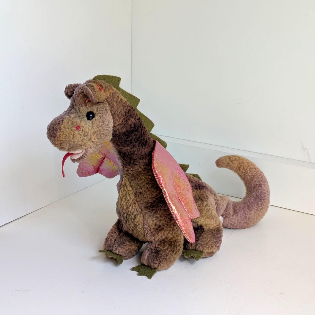 Vintage TY "scorch the Dragon" the Beanie Baby (retired) Birthdate July ...