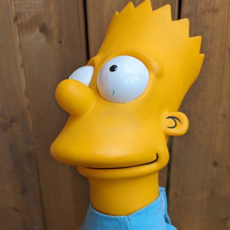 Vintage Dan Dee Bart Simpson Vinyl Pull String Toy Doll by Matt ...