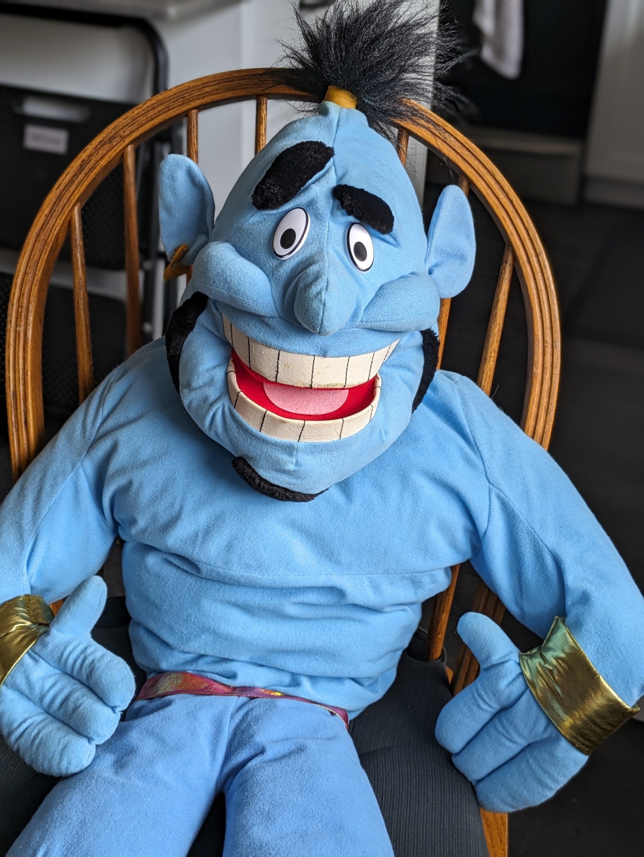 Vintage 34 Disney's Aladdin Genie Hand Puppet - Etsy